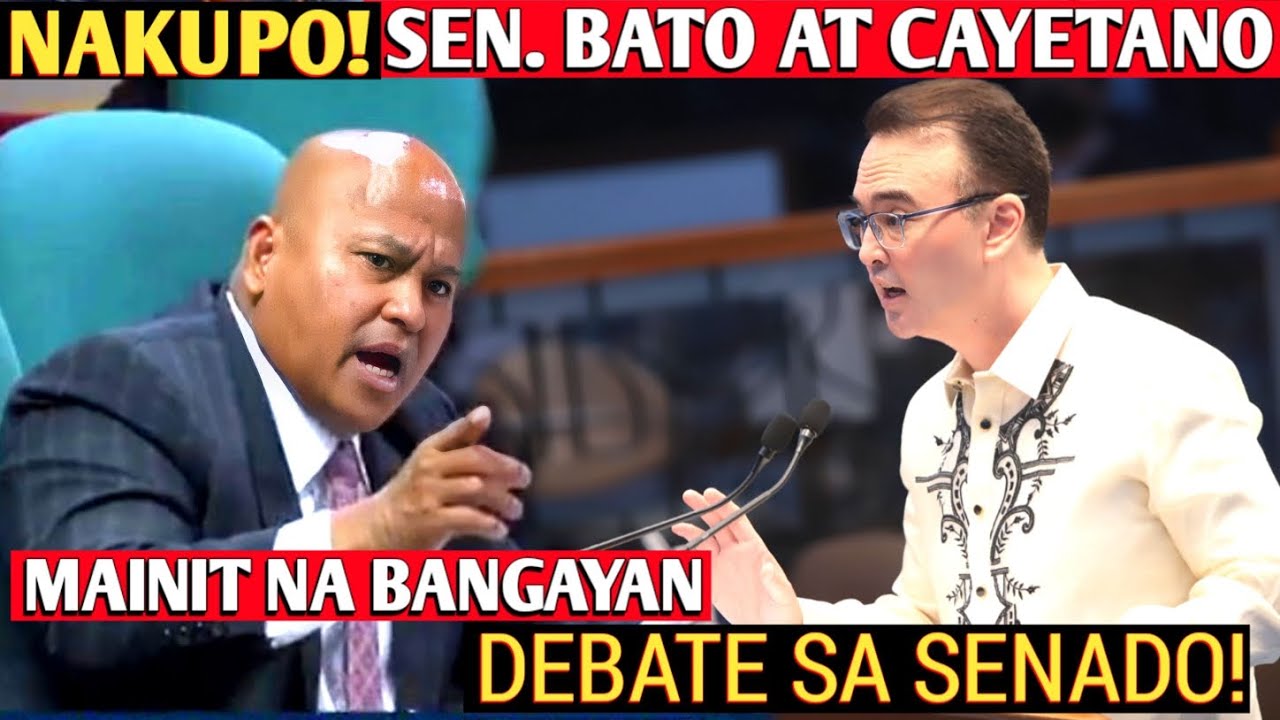 Naku po!Sen. Bato at Alan Cayetano mainit na bangayan debate sa senado ...