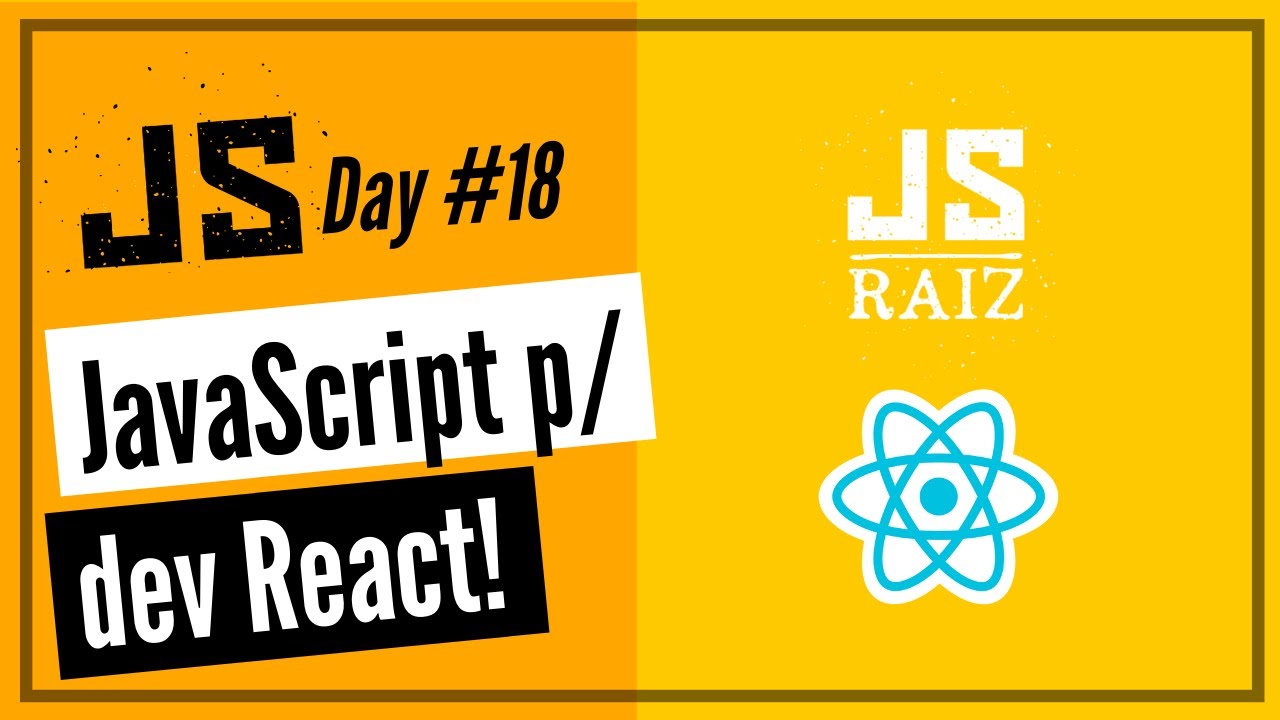 JavaScript para dev React! [Guia essencial - LIVE] - YouTube