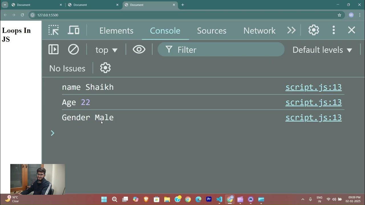Lecture 03 Loops(for,for...Each,for...in,for...of) in JavaScript - YouTube
