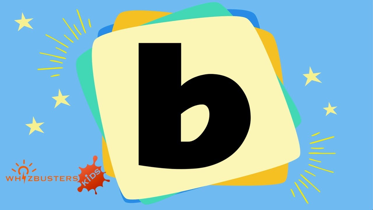 The Letter b with examples and pictures - YouTube