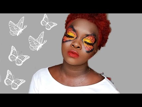 Easy Butterfly Makeup Tutorial|Monarch|Beginner Friendly - YouTube