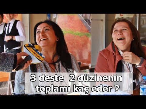 3 deste  2 düzinenin toplamı kaç eder ? Sarı Mikrofon