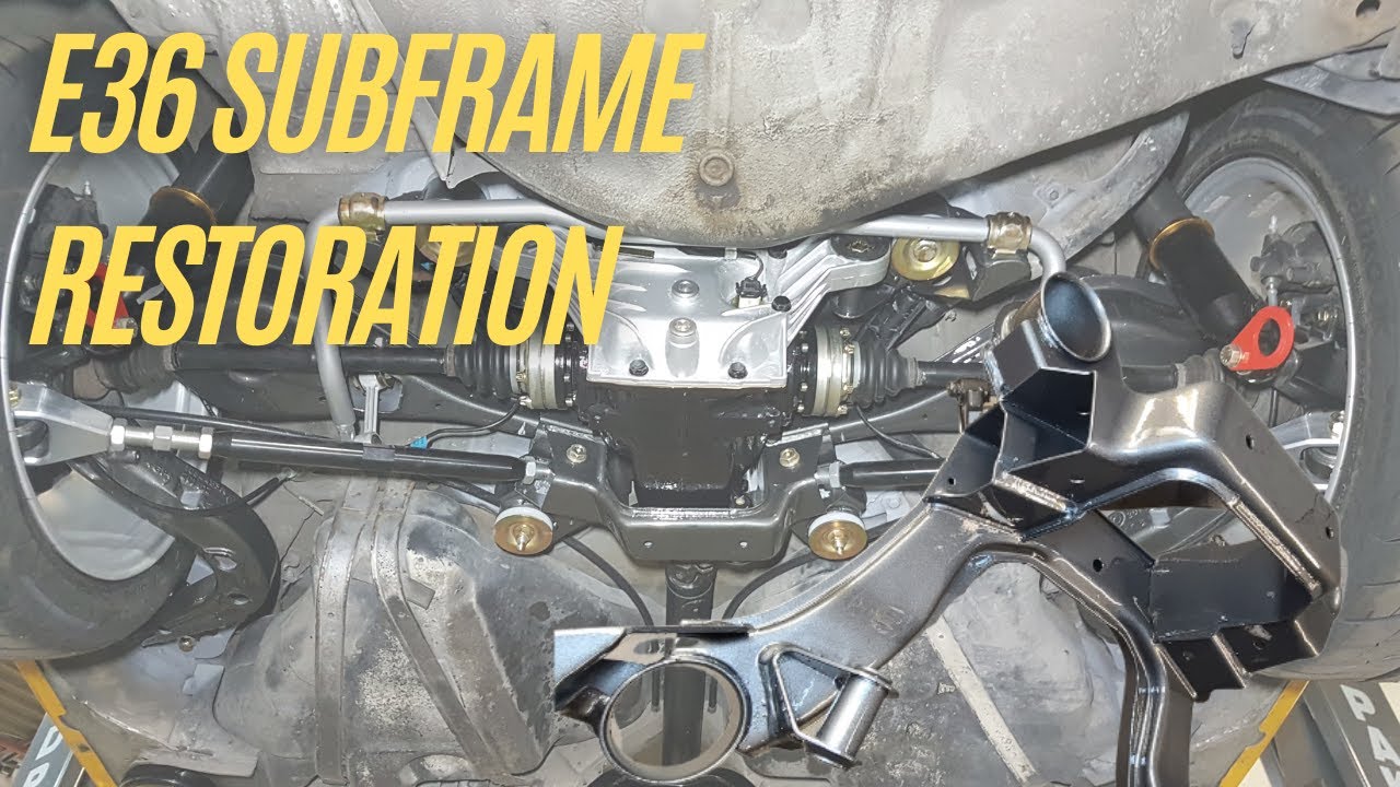 Restoring a 20 Year Old BMW E36 Subframe Assembly! - YouTube