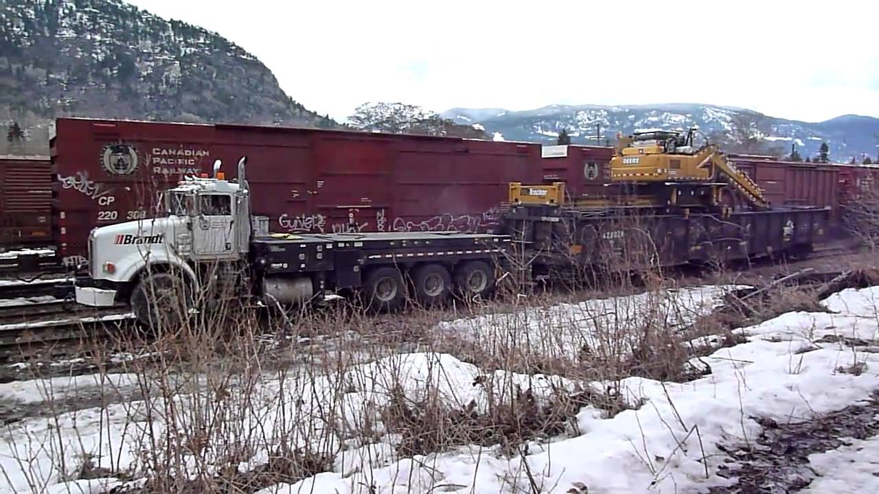 CPR Hi Rail Truck and OTM Tracker - YouTube