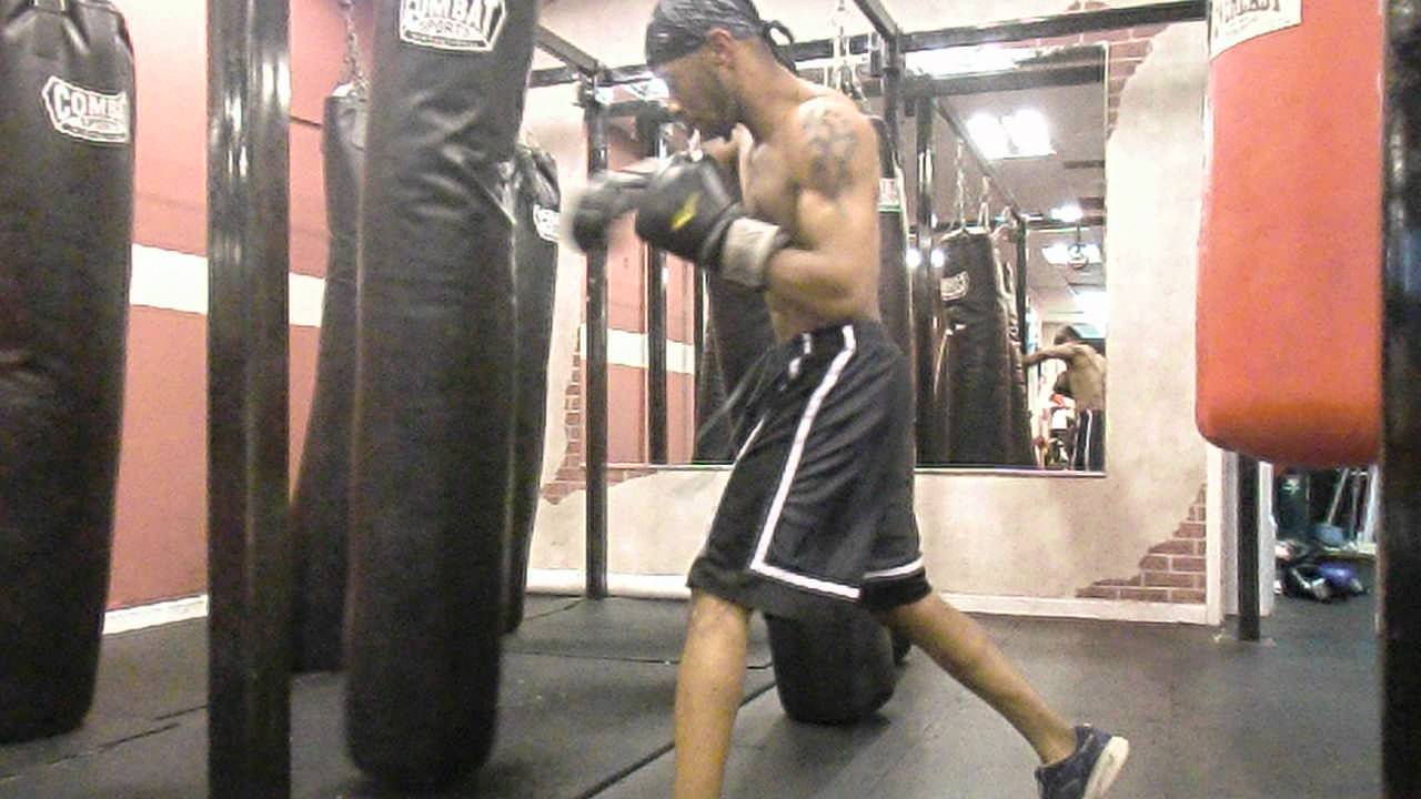 Patrick Punching The Bag (May 03 2012) - YouTube