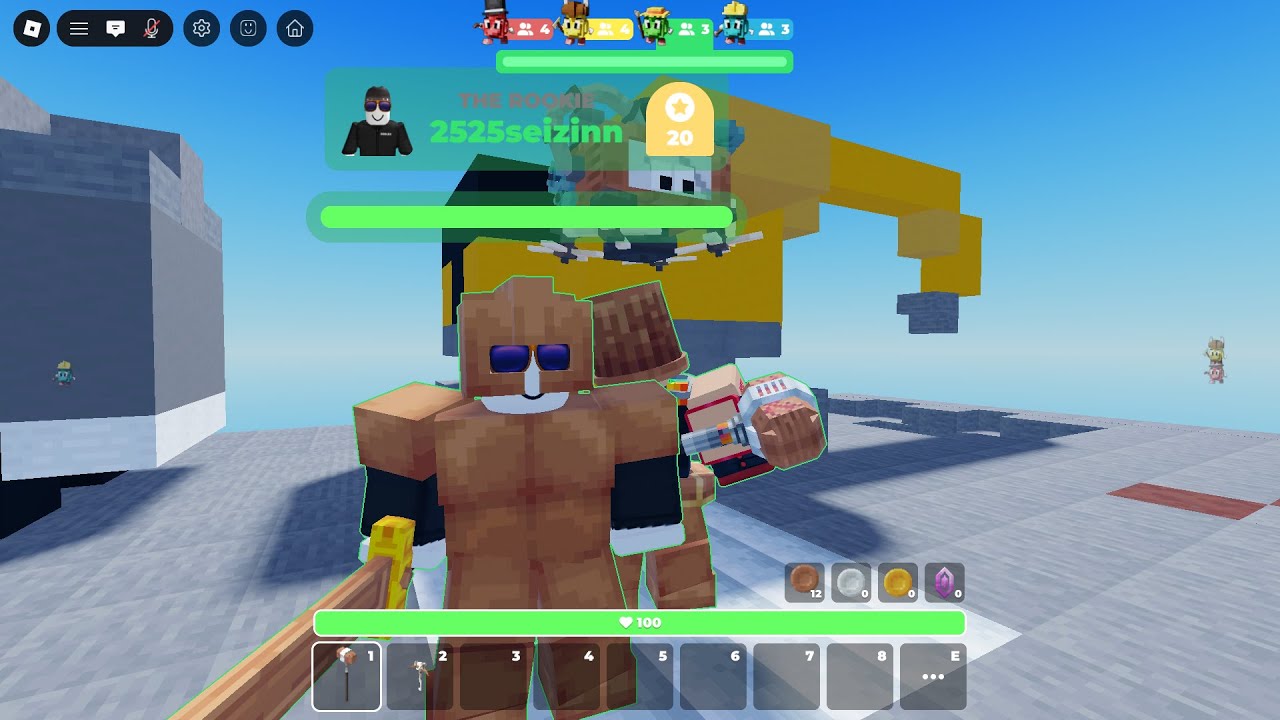 An idiot plays roblox skywars and cyberbully kids - YouTube