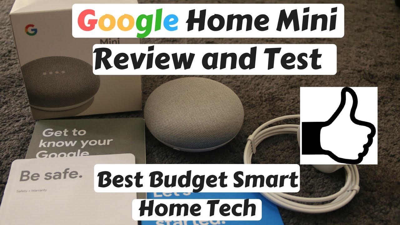 Google Home Mini Review and Test - Best Budget Smart Home Tech Device ...