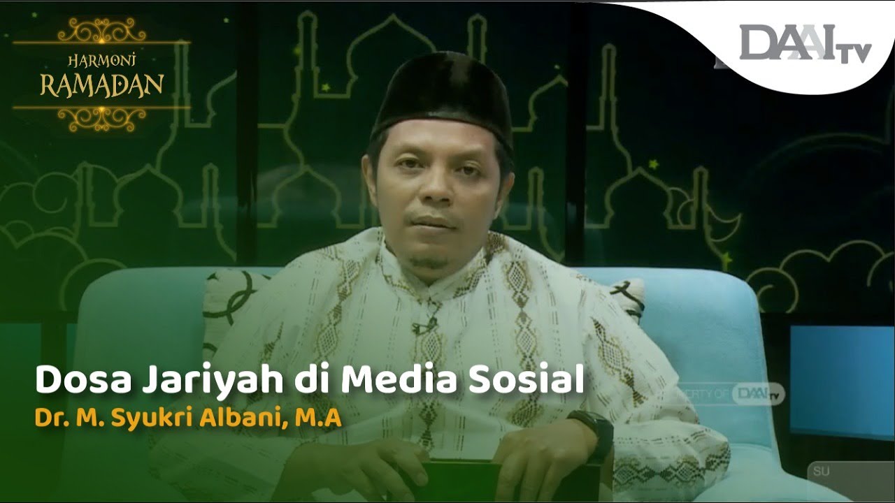 Dr. M. Syukri Albani, M.A - Dosa Jariyah di Media Sosial | Harmoni ...