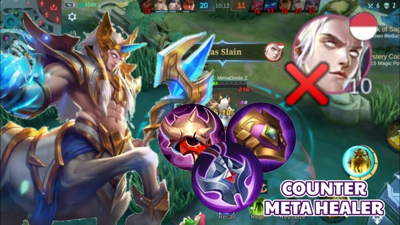 BEST BUILD HYLOS COUNTER META HEALER || Hylos New Build - MLBB - YouTube