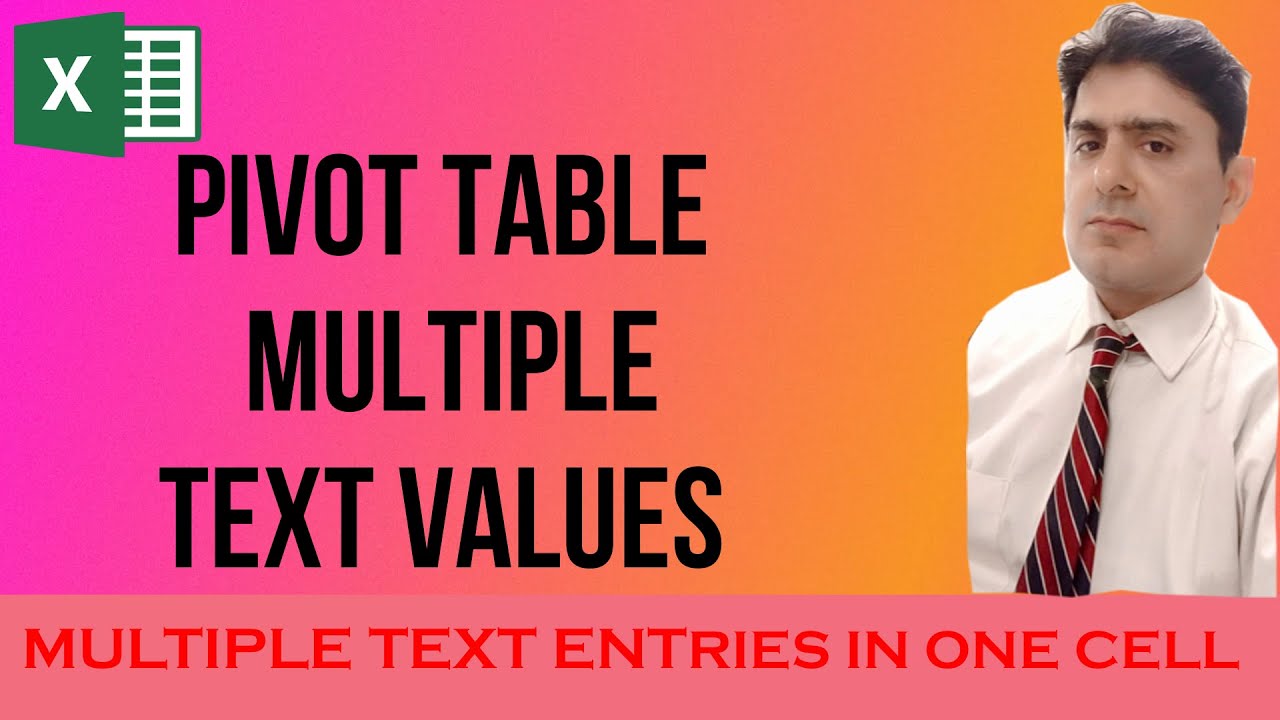 Pivot Table Multiple Text Values In One Cell Pivot Table With Pivot Table Multiple Text Values In One Cell Pivot Table With