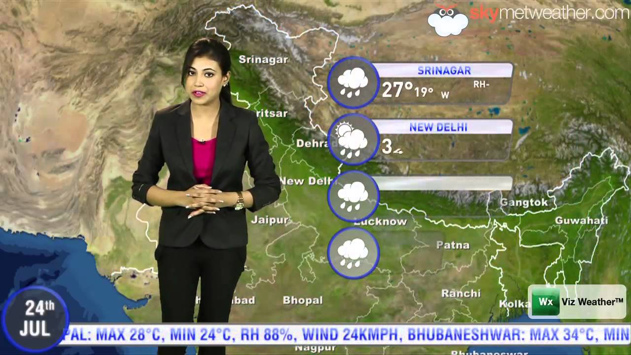 24/07/14 Skymet Weather Report For India - YouTube