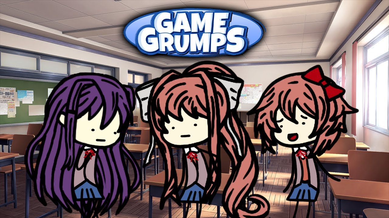 Game Grumps Animated - Cthulhu Part 5 - Doki Doki Literature Club - YouTube