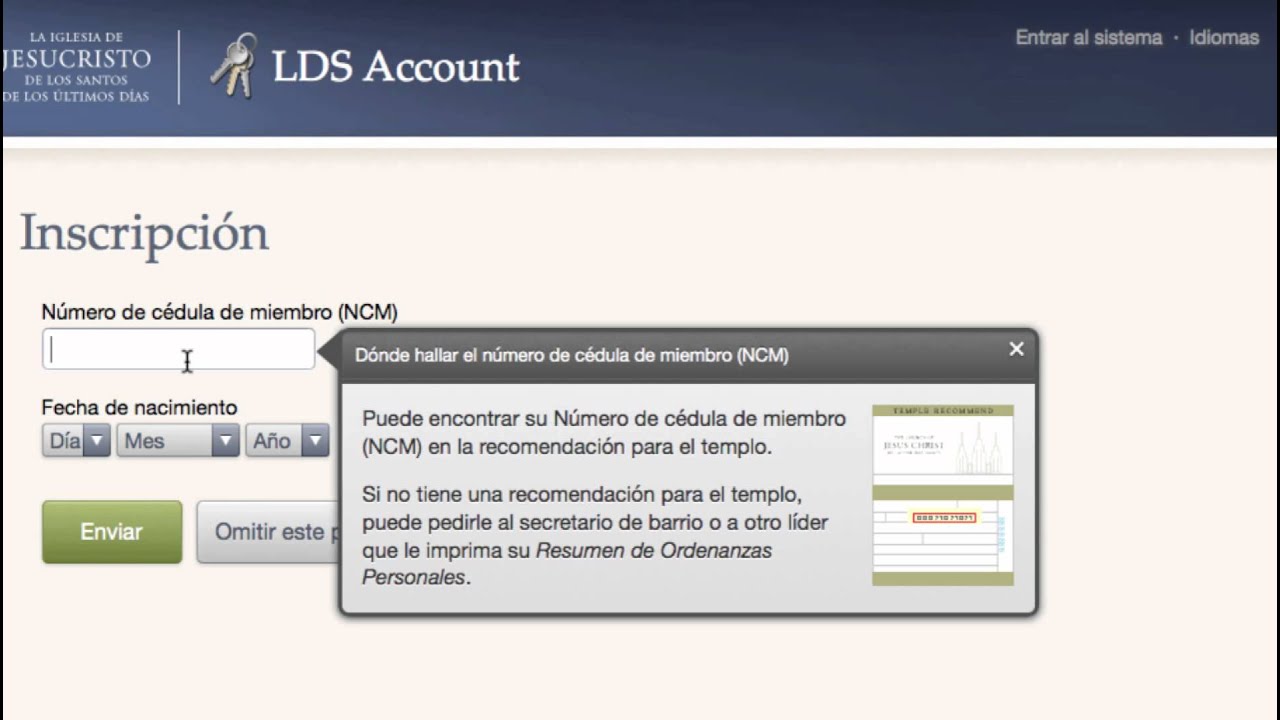 Aprende a crear una cuenta LDS - YouTube