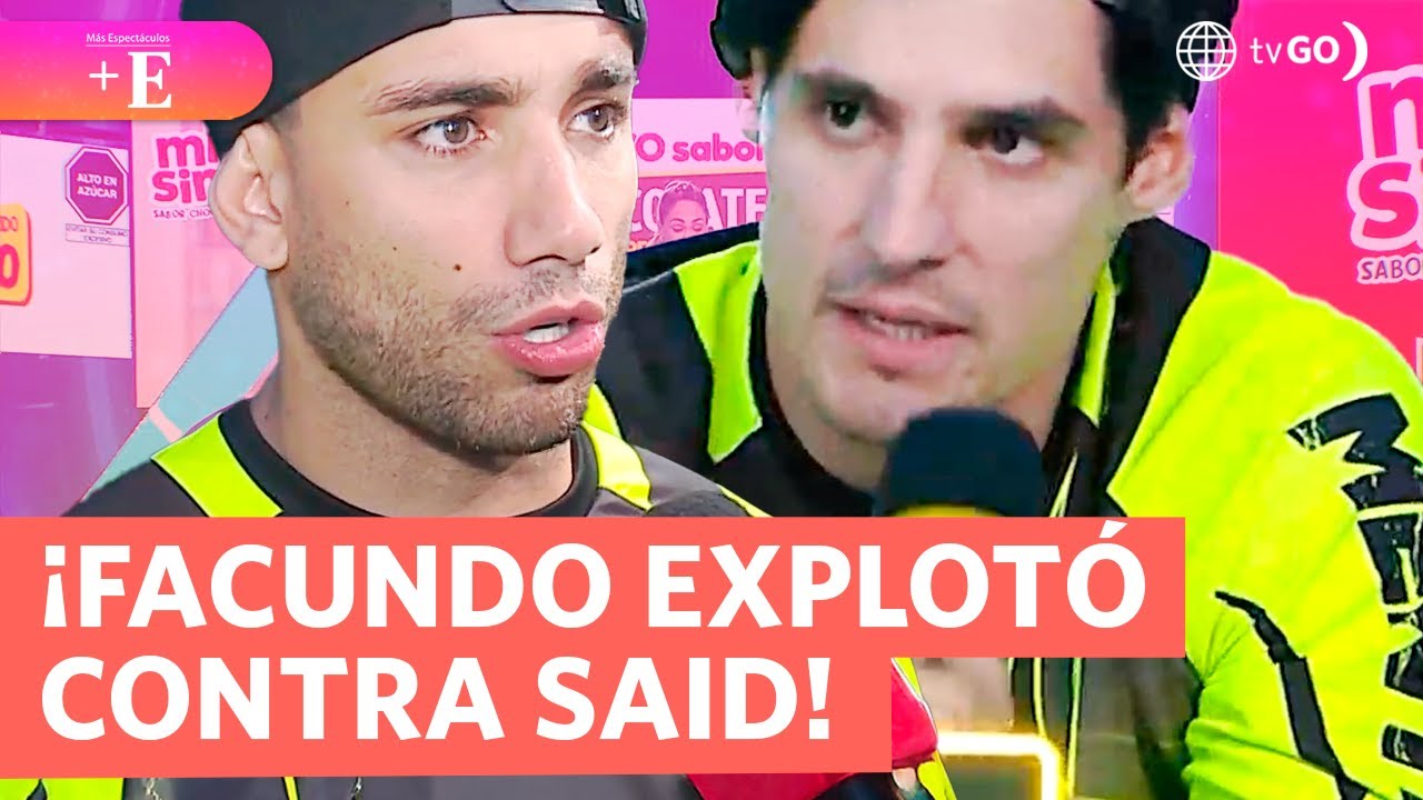 Facundo González explotó contra Said Palao | Más Espectáculos (HOY ...