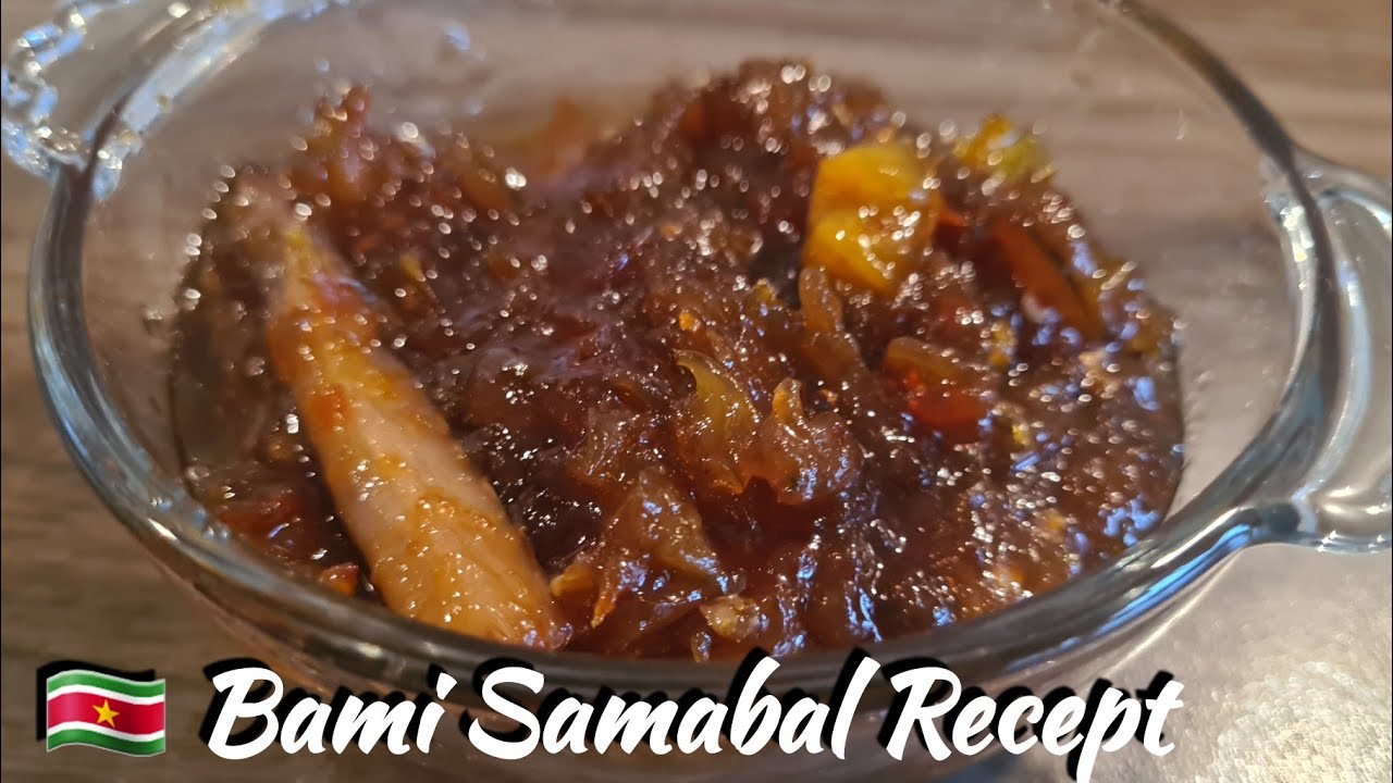 🇸🇷 Surinaamse Bami Sambal recept| Surinamese hot pepper sauce| - YouTube