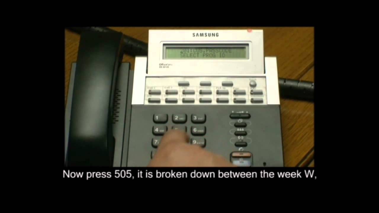 How to Change the Date and Time with Samsung Telephones - YouTube