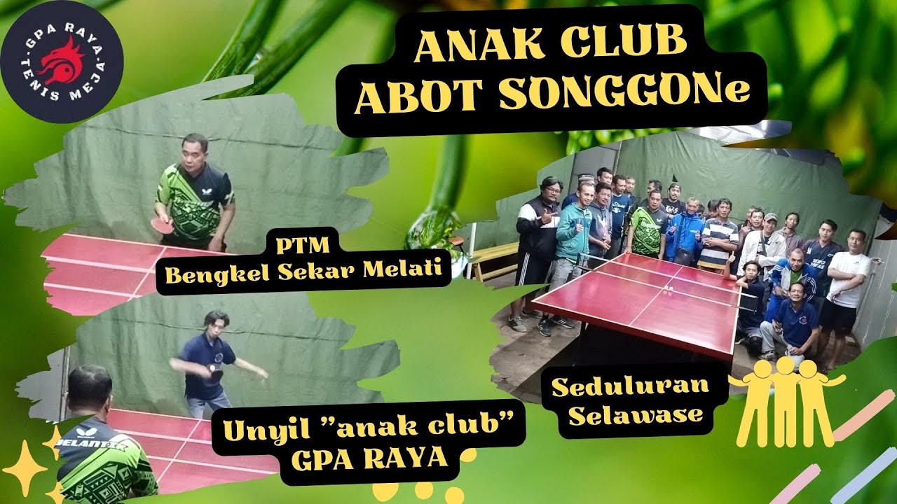 anak club tenis meja yang masih mencari eksistensi - YouTube