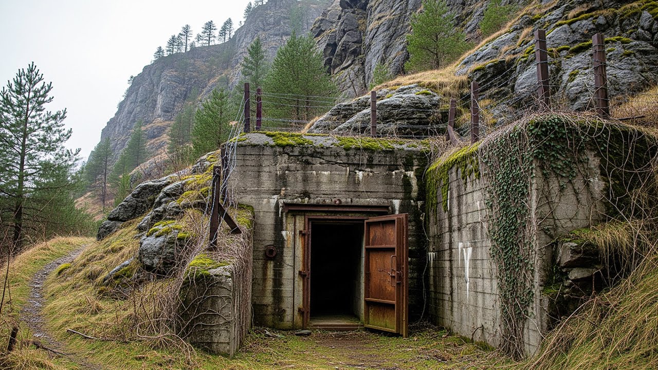 I Found a Hidden Underground Bunker in the Mountains - YouTube