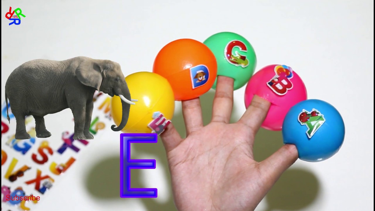 The Alphabets Family Song for kids with ABC Sticker- RRR Toys - YouTube