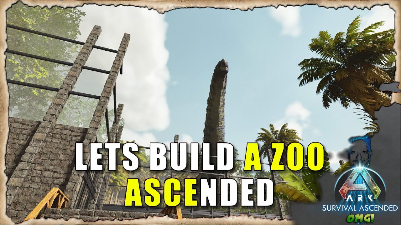 Ark Survival Ascended Let's Build a Zoo - Live Stream EP 249 - YouTube