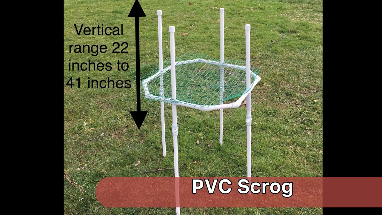 PVC scrog, DIY - YouTube