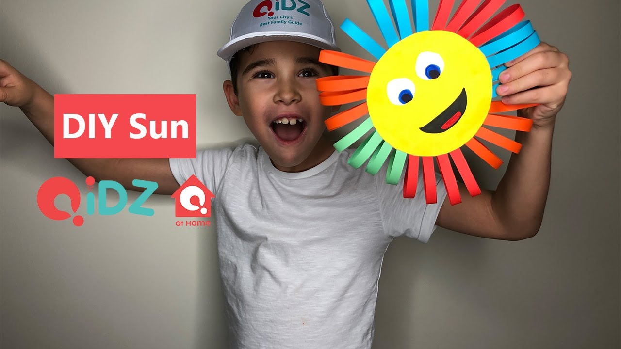 DIY Sun | Indoor Activities for Kids | QiDZ at Home - YouTube