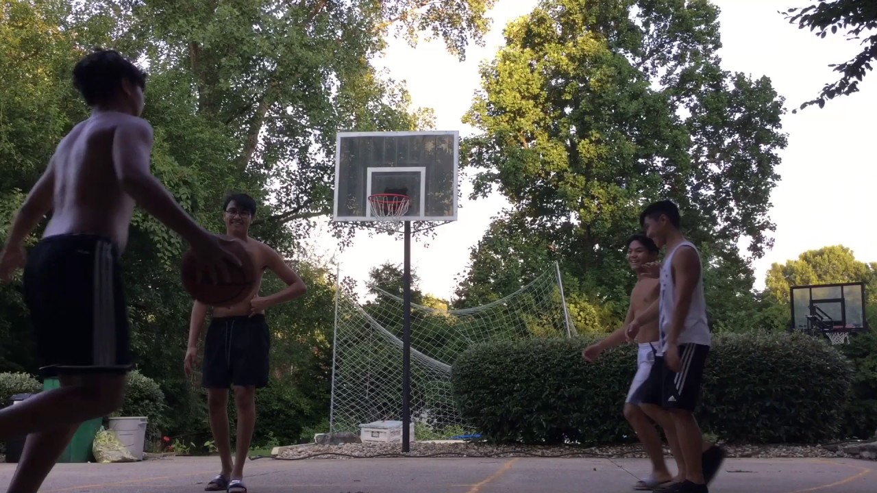 Not insane 2v2 basketball game (GONE WRONG) - YouTube
