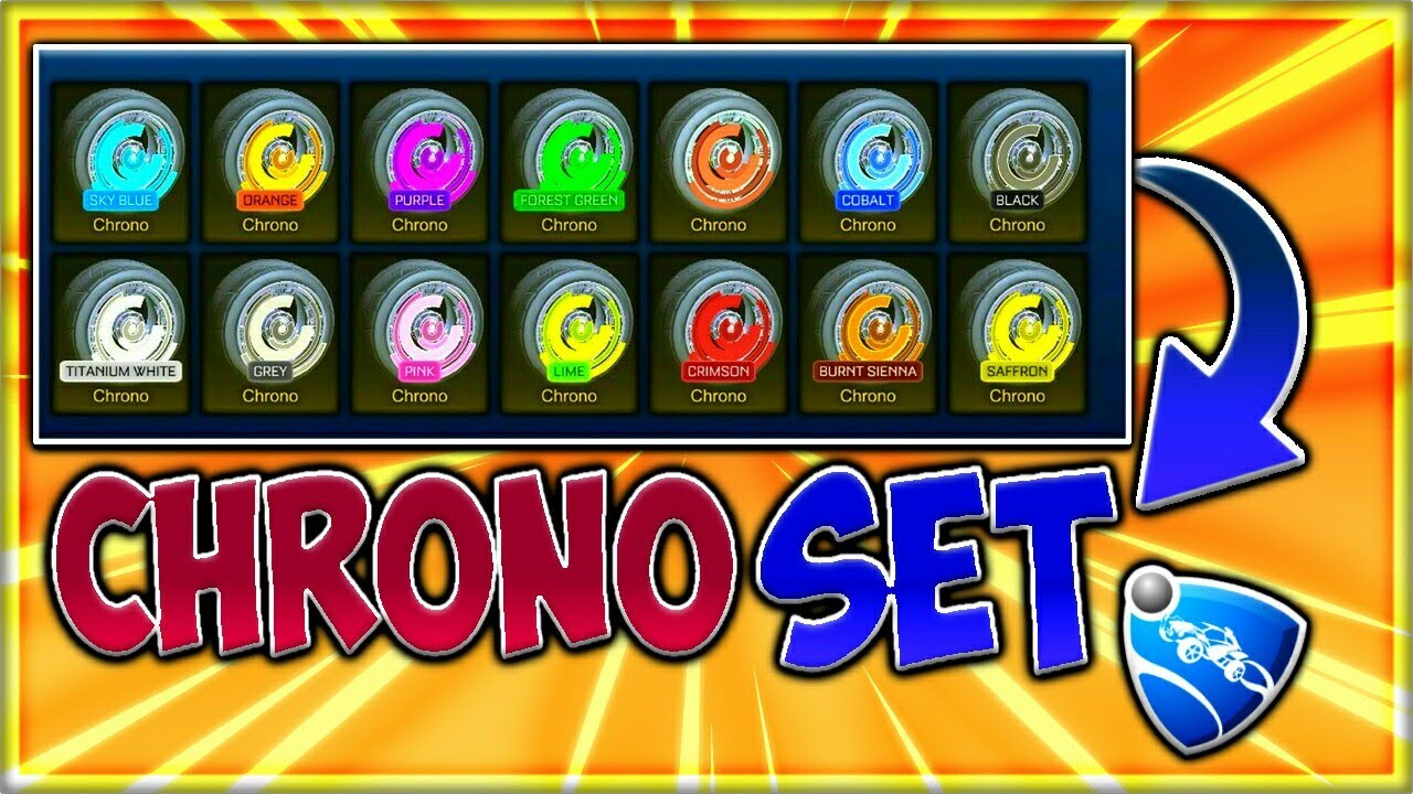 ROCKET LEAGUE ((PAINTED SET SHOWCASE)) CHRONO SET - YouTube