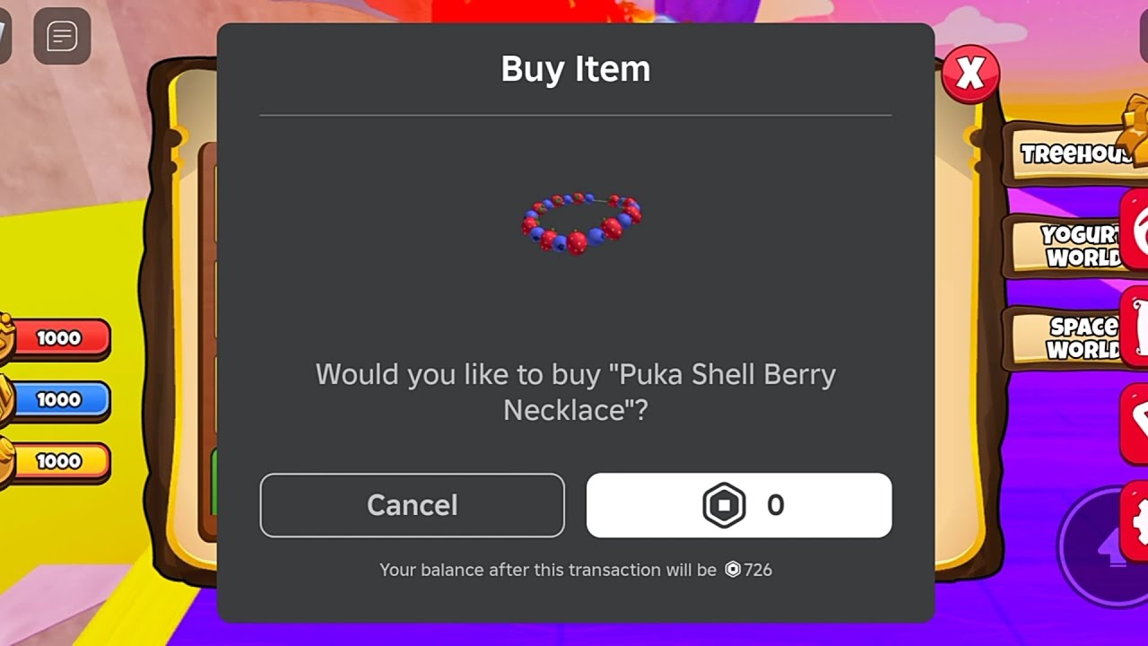 Getting Puka Shell Berry Necklace - Free Limited UGC Roblox - YouTube