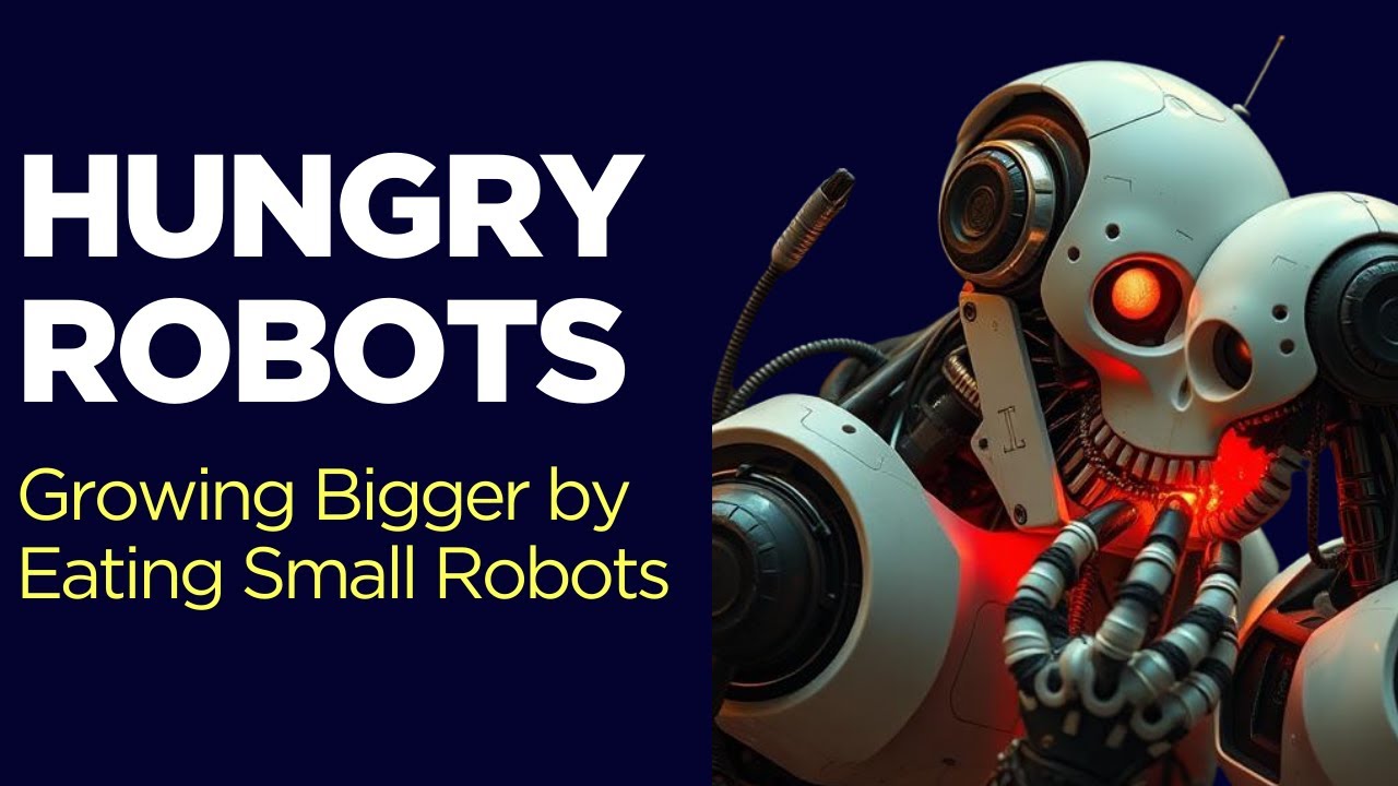 Hungry Robots 🤖 Growing Bigger by Eating Small Robots 🧩 - YouTube