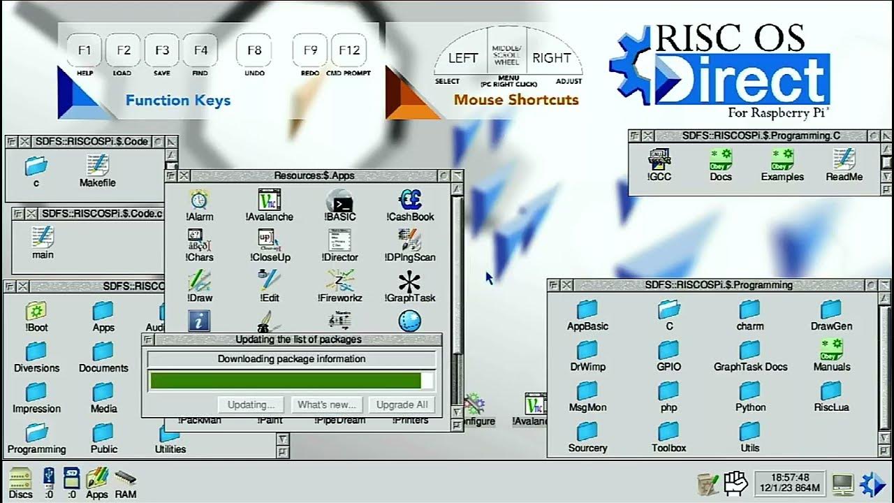 Set up RISC OS and install GNU C from scratch. - YouTube