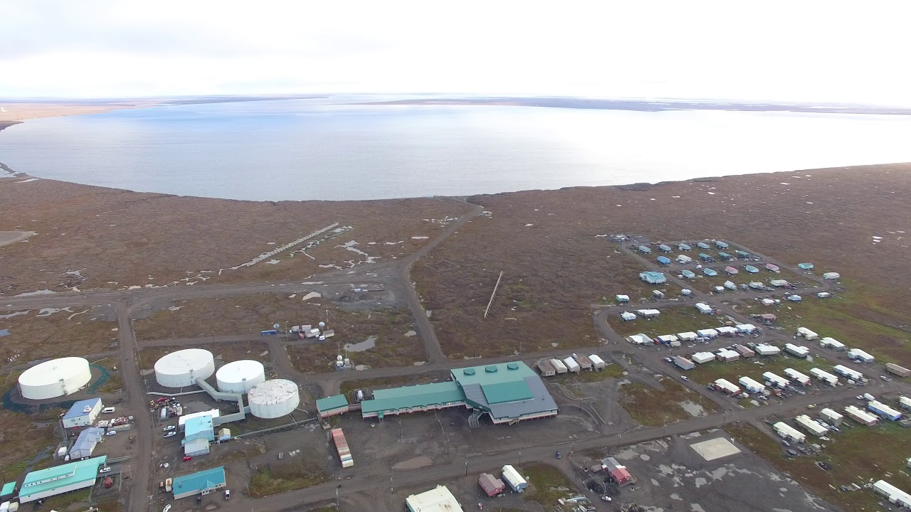 Wainwright AK drone footage - YouTube
