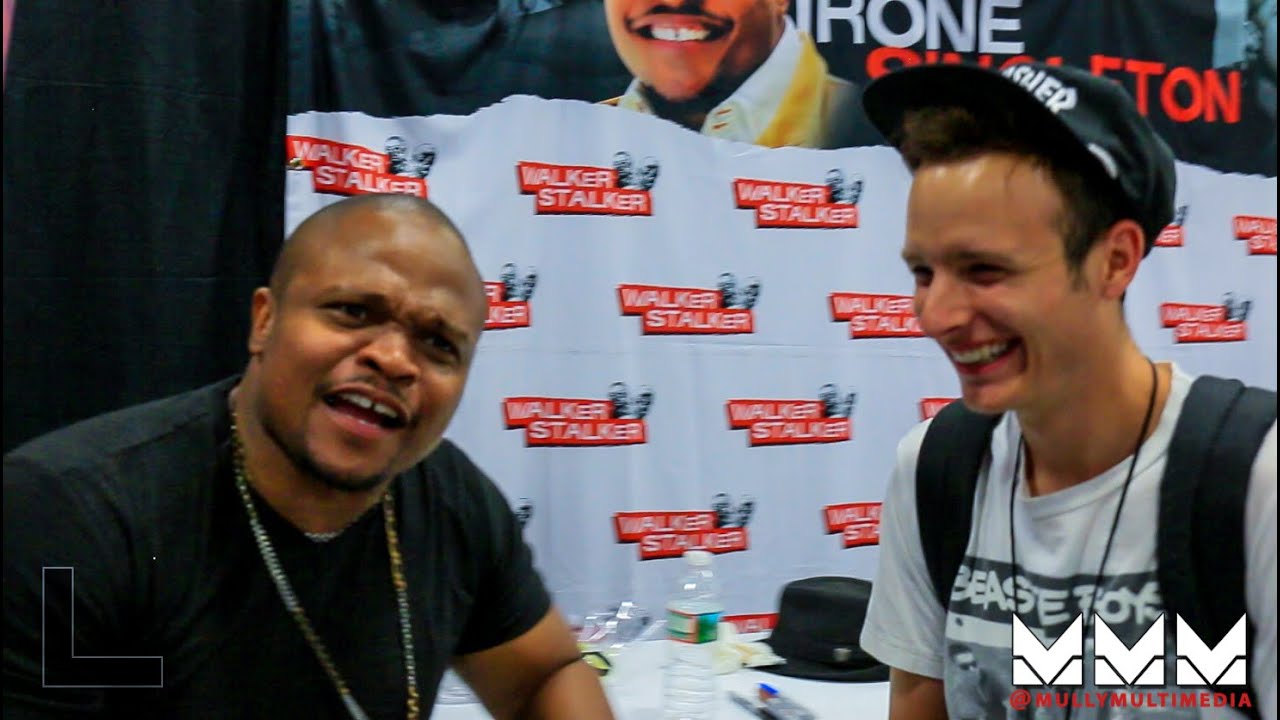 Irone Singleton (T-Dog The Walking Dead) Interview | Groovy Network - YouTube
