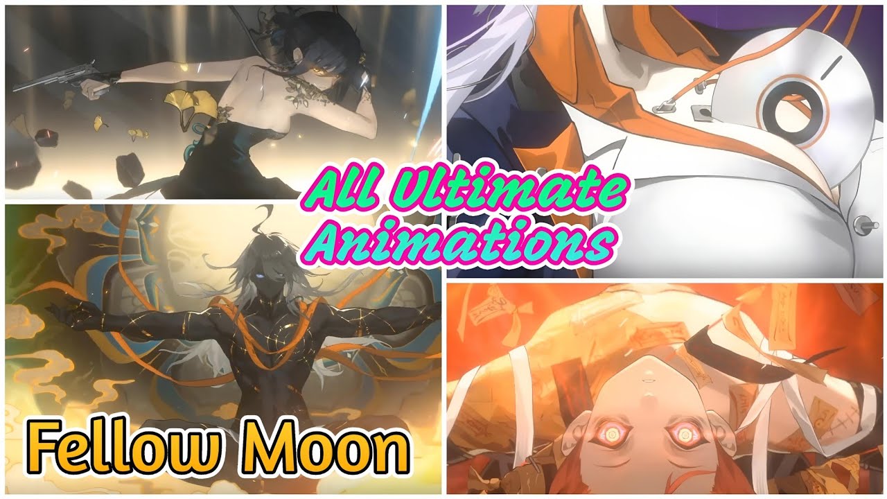 Fellow Moon CN [新月同行]. Ultimate Animations for all the Characters.{Compilation} - YouTube