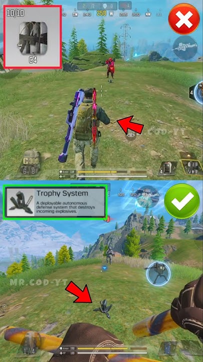 C4 Trophy System 💪Pro Settings in CODM BR💯🔥Codmobile🤕CODM Pro Setting #shorts #codmbr #codm ...