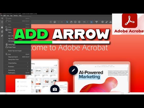 How to Add Arrow in Adobe Acrobat 2025? - YouTube