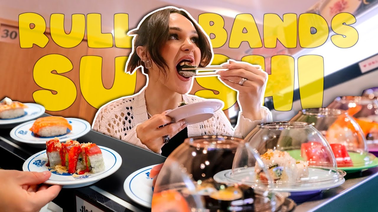 TESTAR RULLBANDS-SUSHI | Tokyo, Japan (dag 3) - YouTube