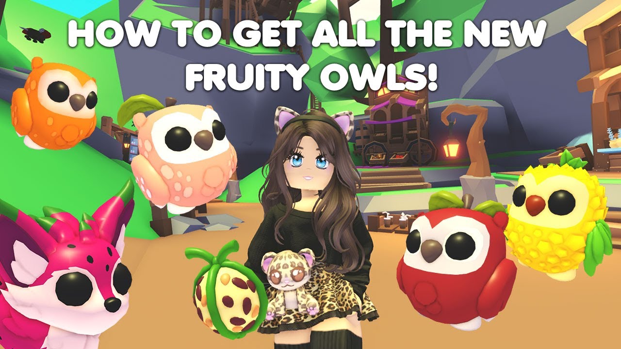 HOW to get ALL the new FRUITY OWLS in Adopt me! - YouTube