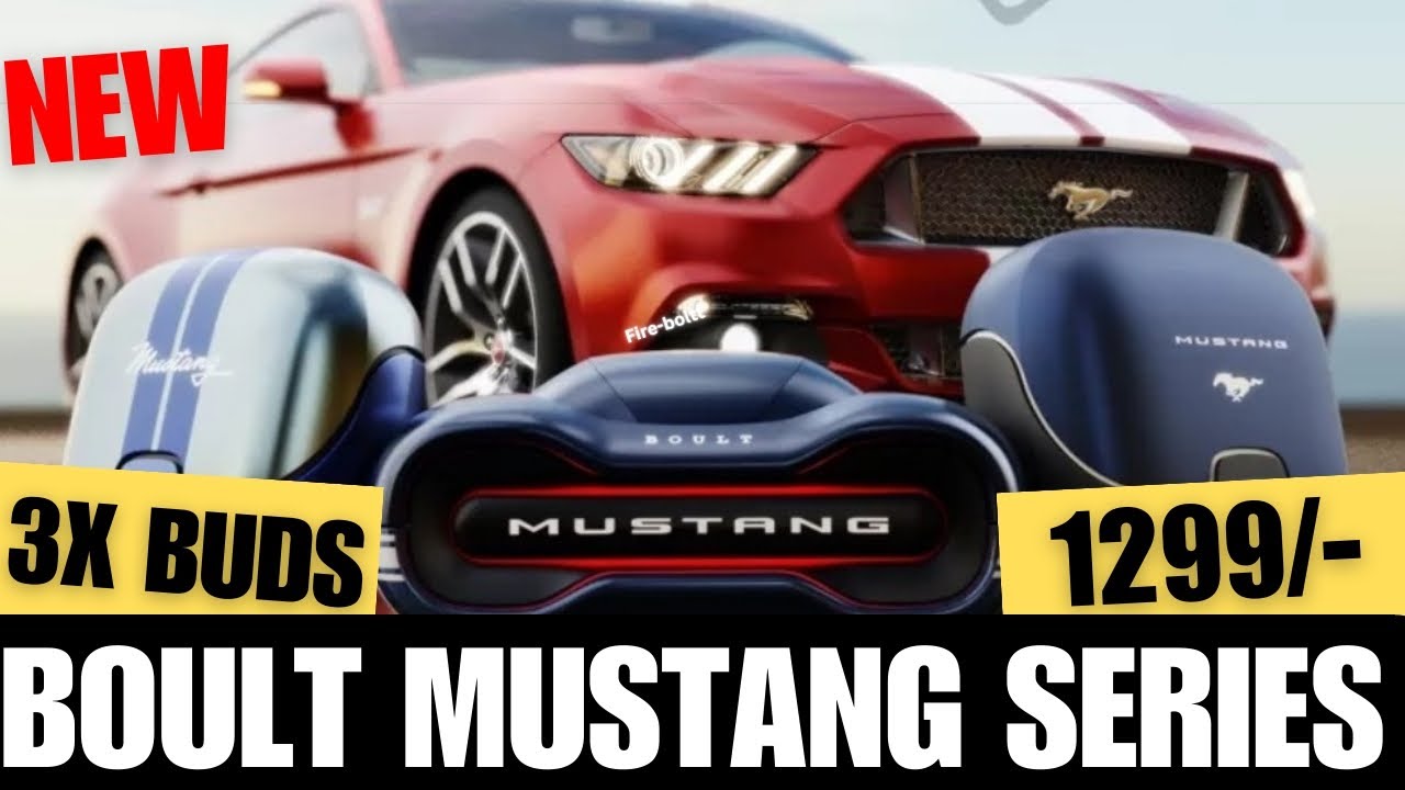 Boult Audio Mustang Edition New Buds : Boult Dash | Boult Torq | Boult ...