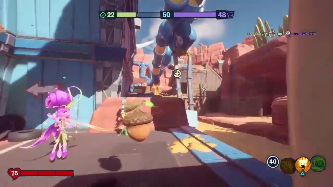 Acorn and Oak Gameplay (Plants Vs Zombies Battle For Neighborville ...