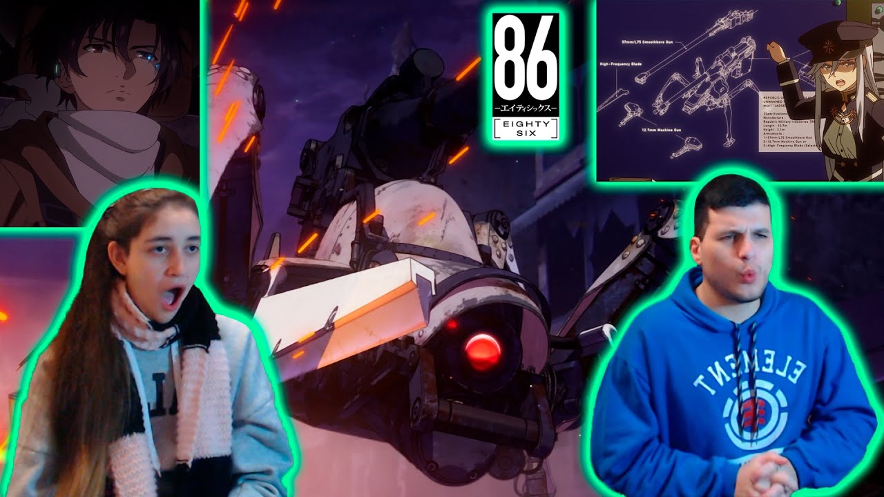 REACCION A 86 "EIGHTY-SIX" CAPITULO 2 "SPEARHEAD" / SHIN ES GOD 😲/ 86: Eighty-Six 1x2 Reaction ...