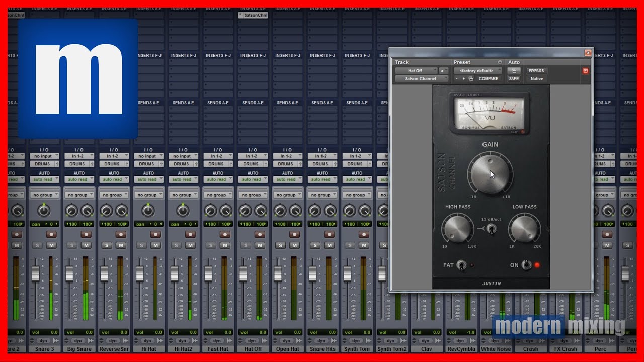 Gain Staging In Pro Tools - ModernMixing.com - YouTube