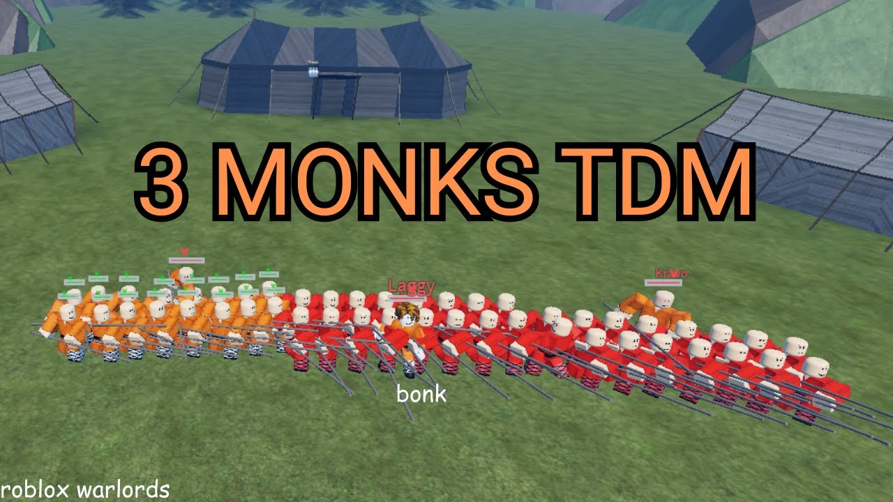 Roblox Warlords 3 Monks TDM - YouTube