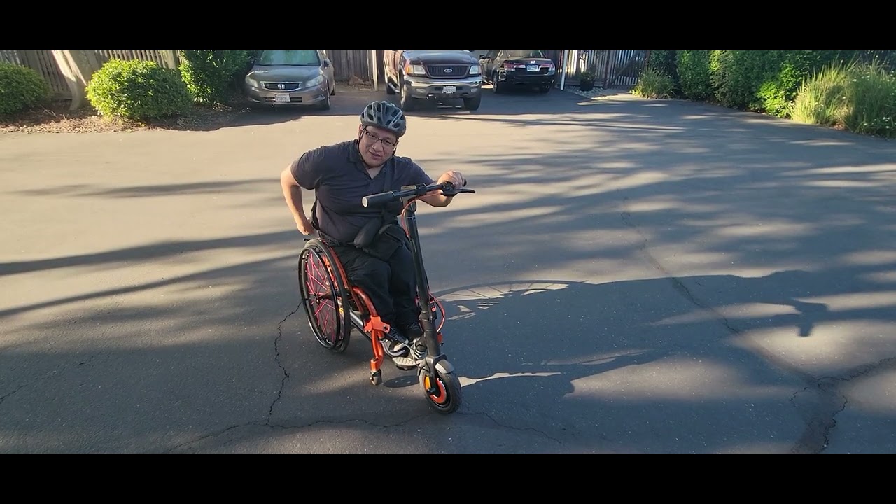 Inmotion Climber adapted for use with Box Wheelchair. - YouTube
