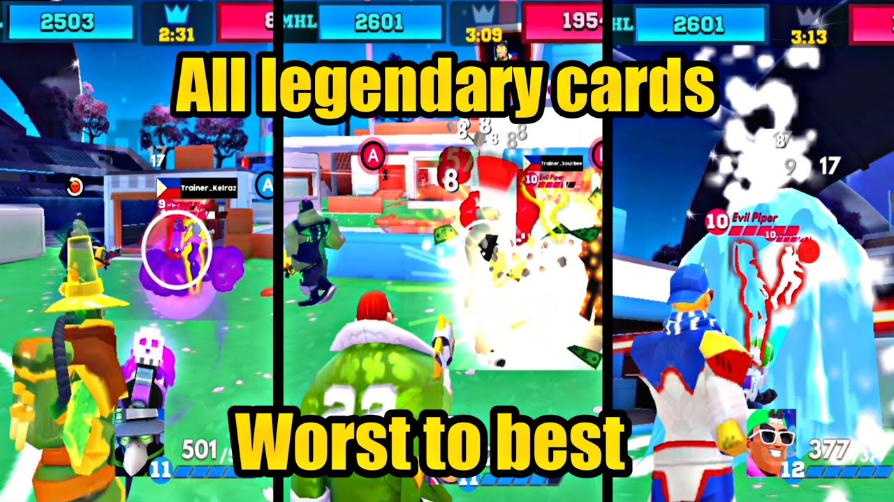 RANKING ALL 26 LEGENDARY CARDS FROM WORST TO BEST - FRAG PRO SHOOTER ...