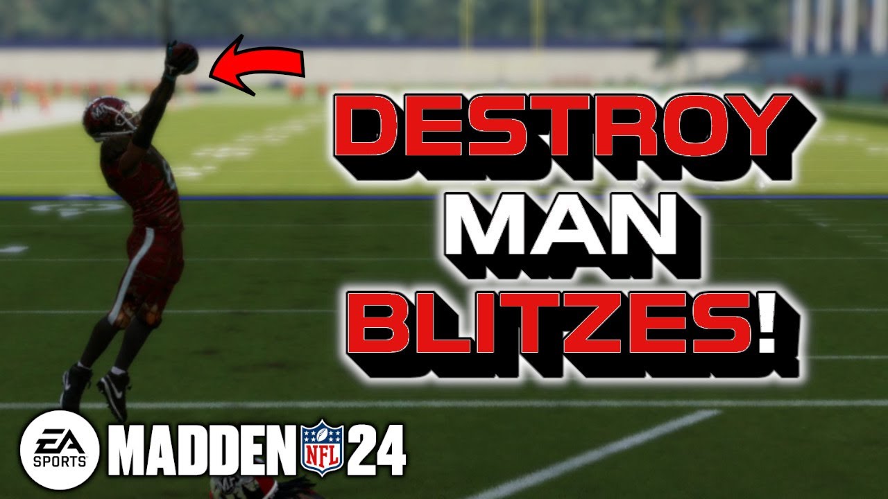 DESTROY MAN BLITZES WITH THIS ROCKET CATCH! - Madden 24 Tips - YouTube