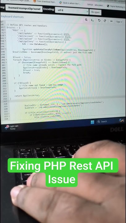 I Fixed PHP REST API Issues - YouTube