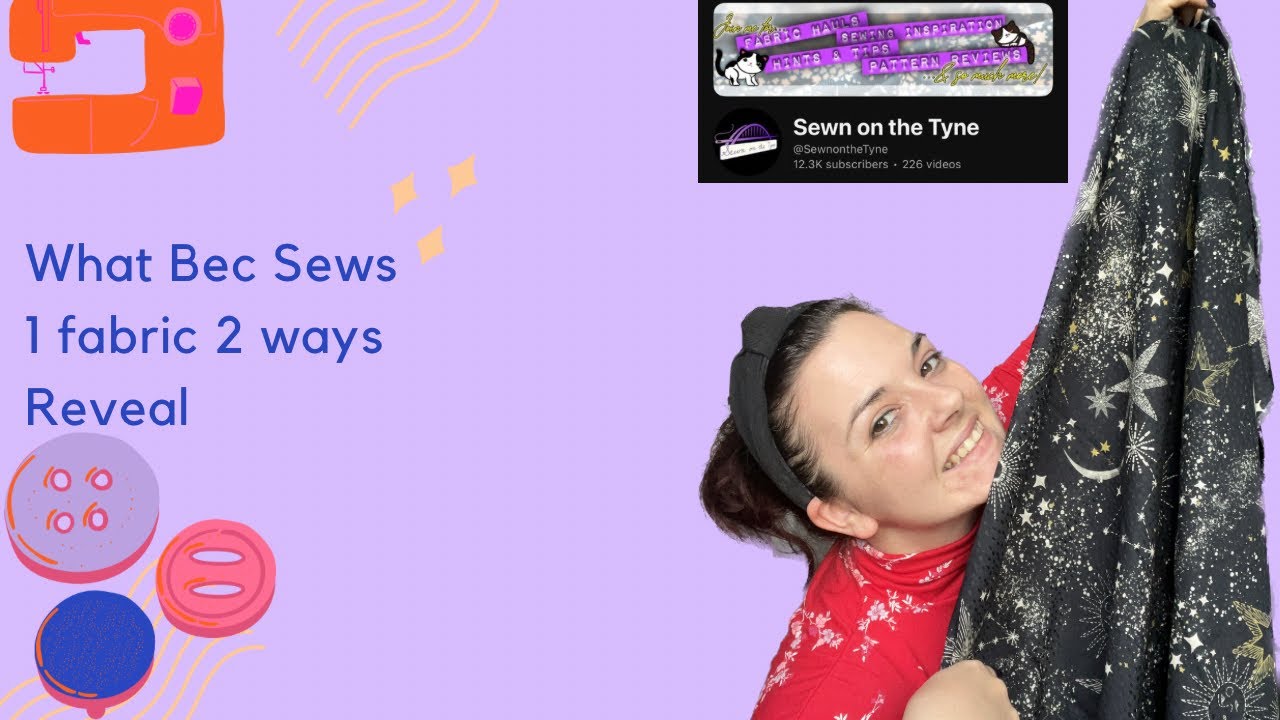 One fabric two ways Reveal - What to make with Viscose Jacquard fabric ...