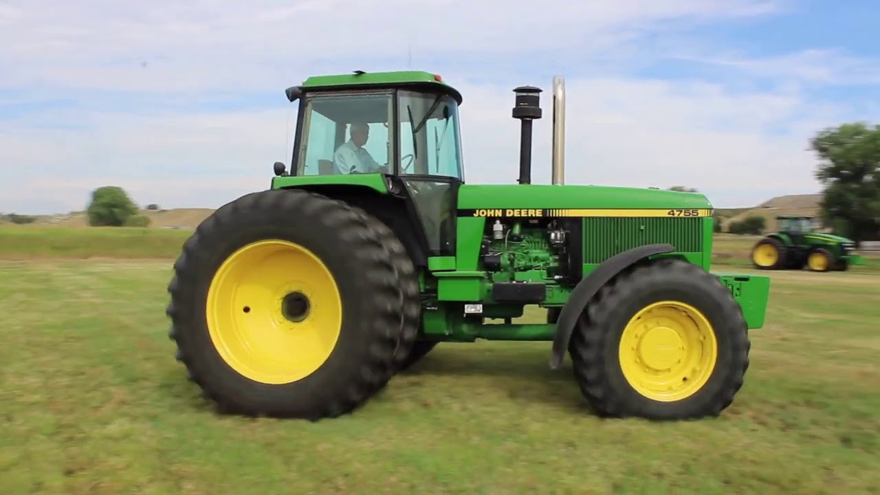 John Deere 4755 Tractor - YouTube