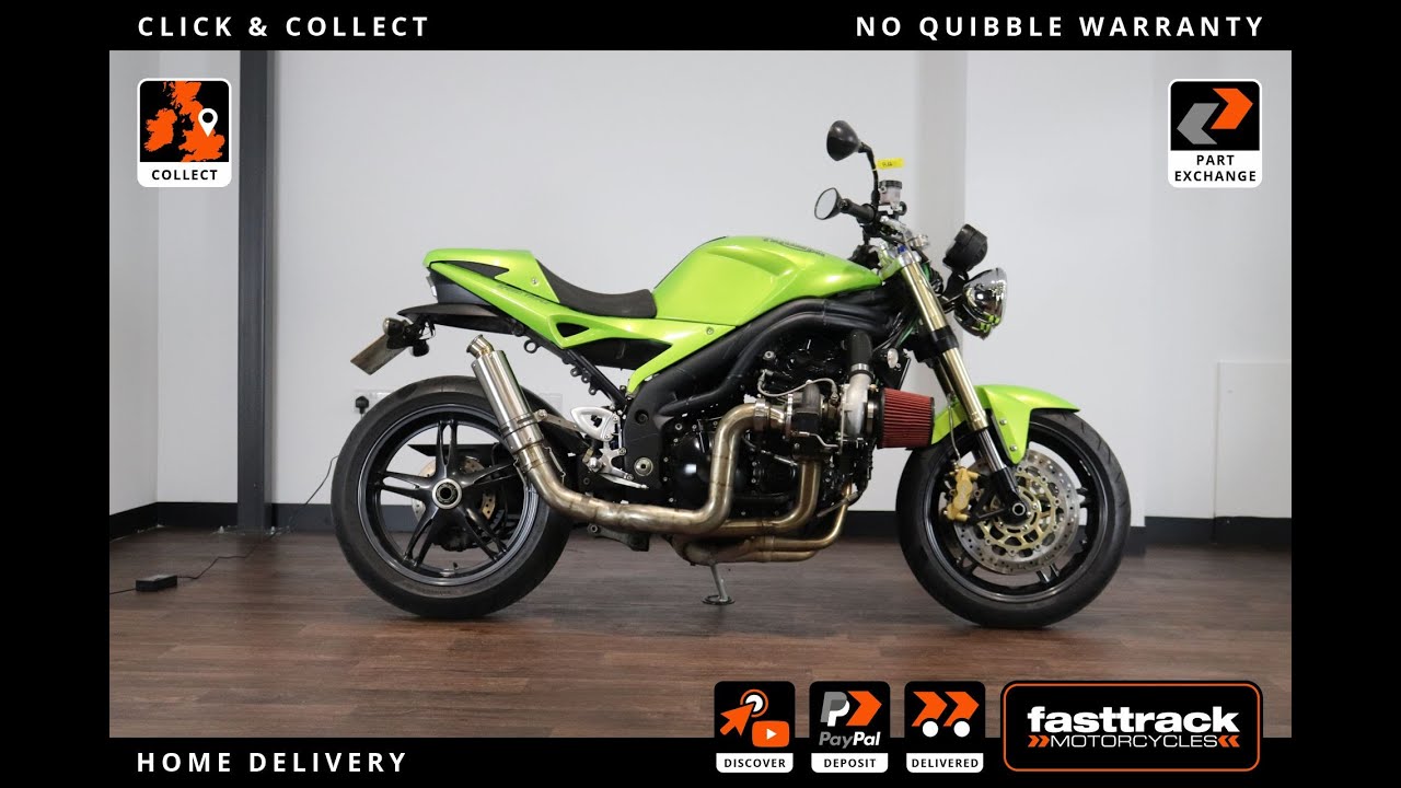 TRIUMPH SPEED TRIPLE 2008 08 GT28 SUPERTURBO VIDEO TOUR WALK AROUND ...